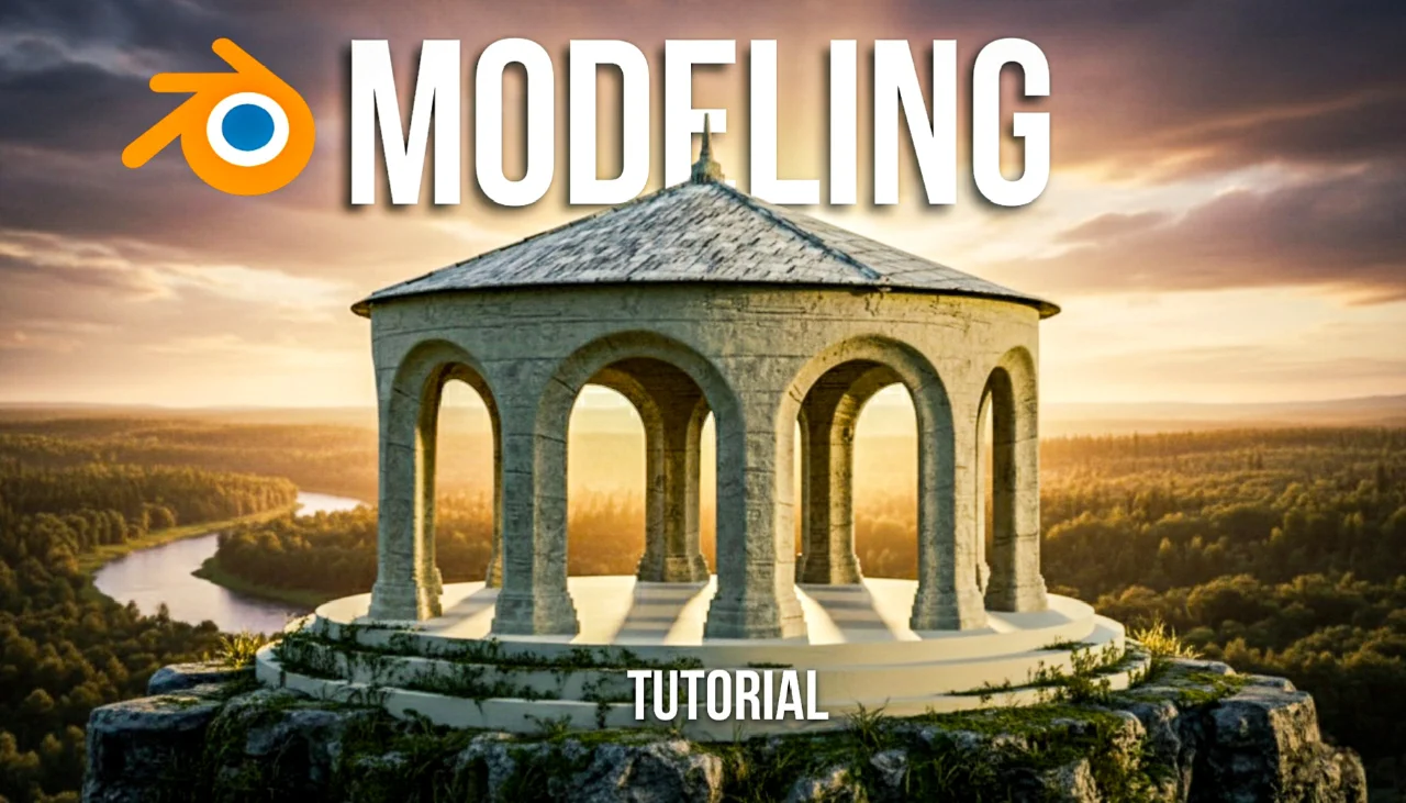 Gothic Architecture Modeling in Blender – CGHEVEN | CGHEVEN