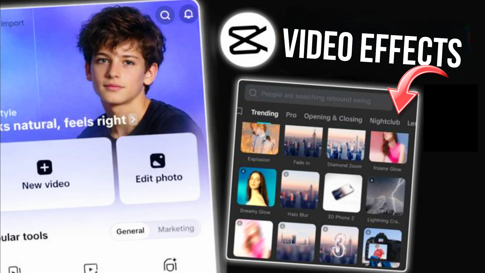CapCut Tutorial for Beginners Class 13: Add Video Effects in Capcut ...